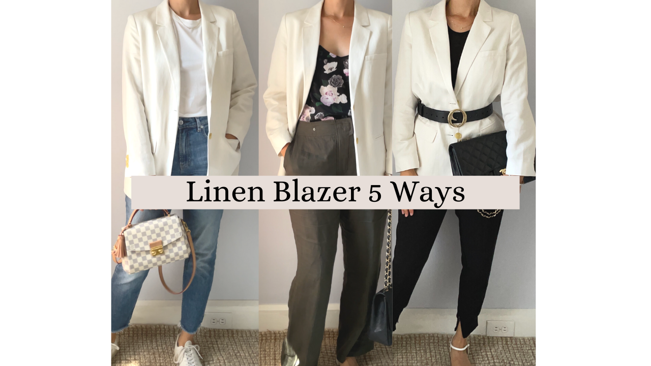 A Linen Blazer 5 Ways - love thy pursuit